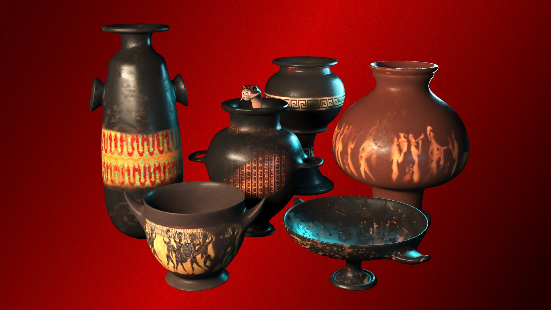 ArtStation - Greek Pottery
