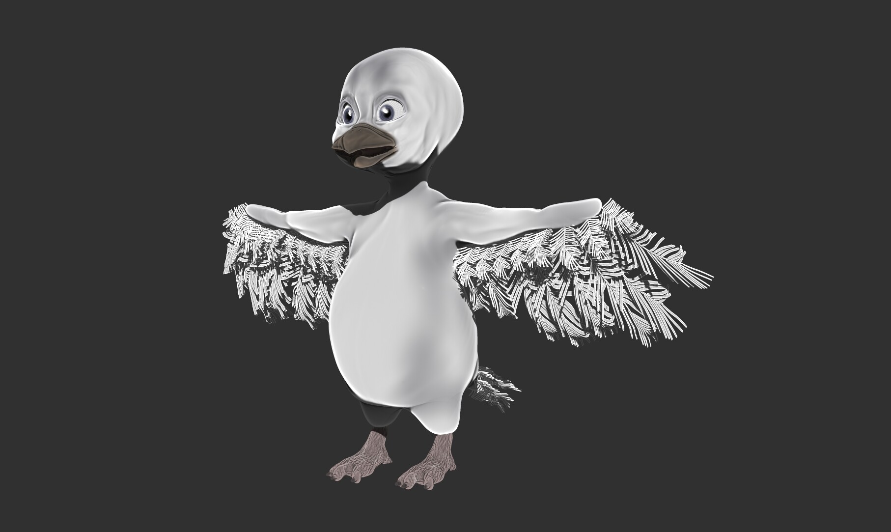 Aleksandra Miteva - 3D Cartoon Bird Animation and Character Development
