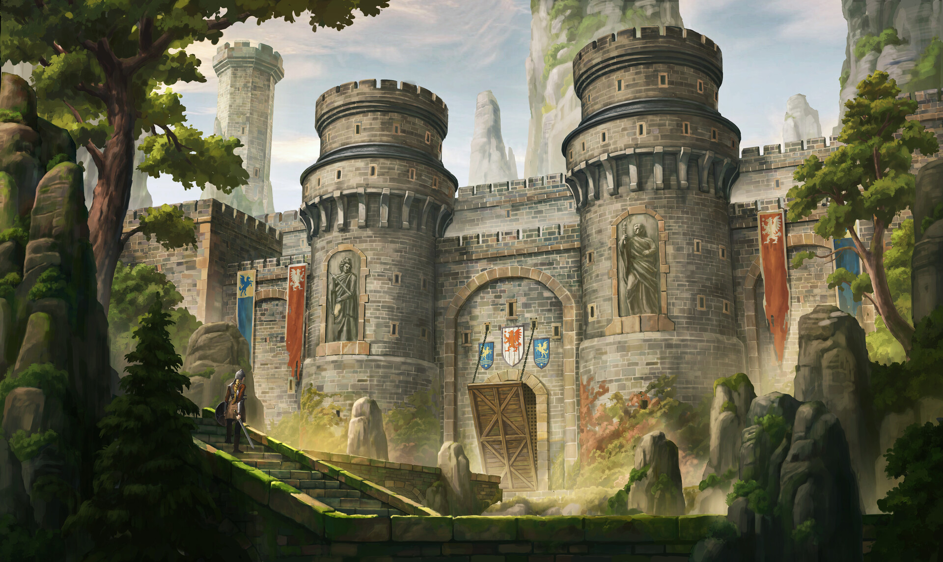 ArtStation - Gatehouse Color