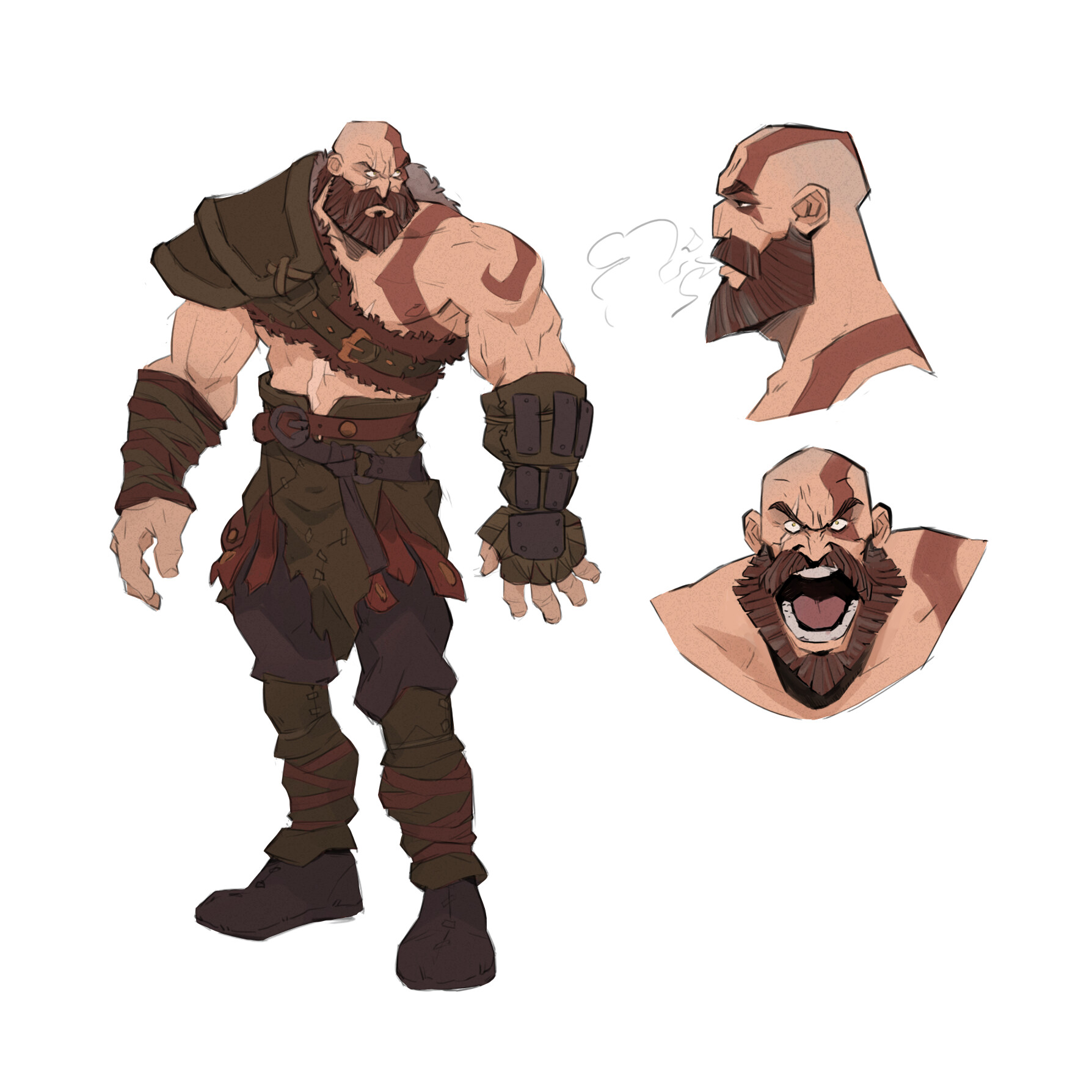 ArtStation - Kratos Fan Art