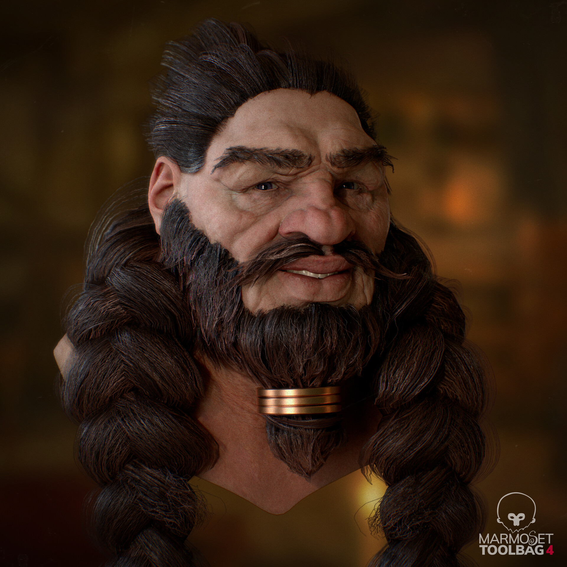 ArtStation - Real-Time Dwarf Bust