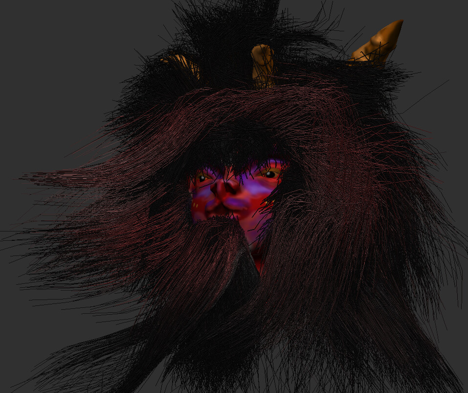 ArtStation - devil child finished