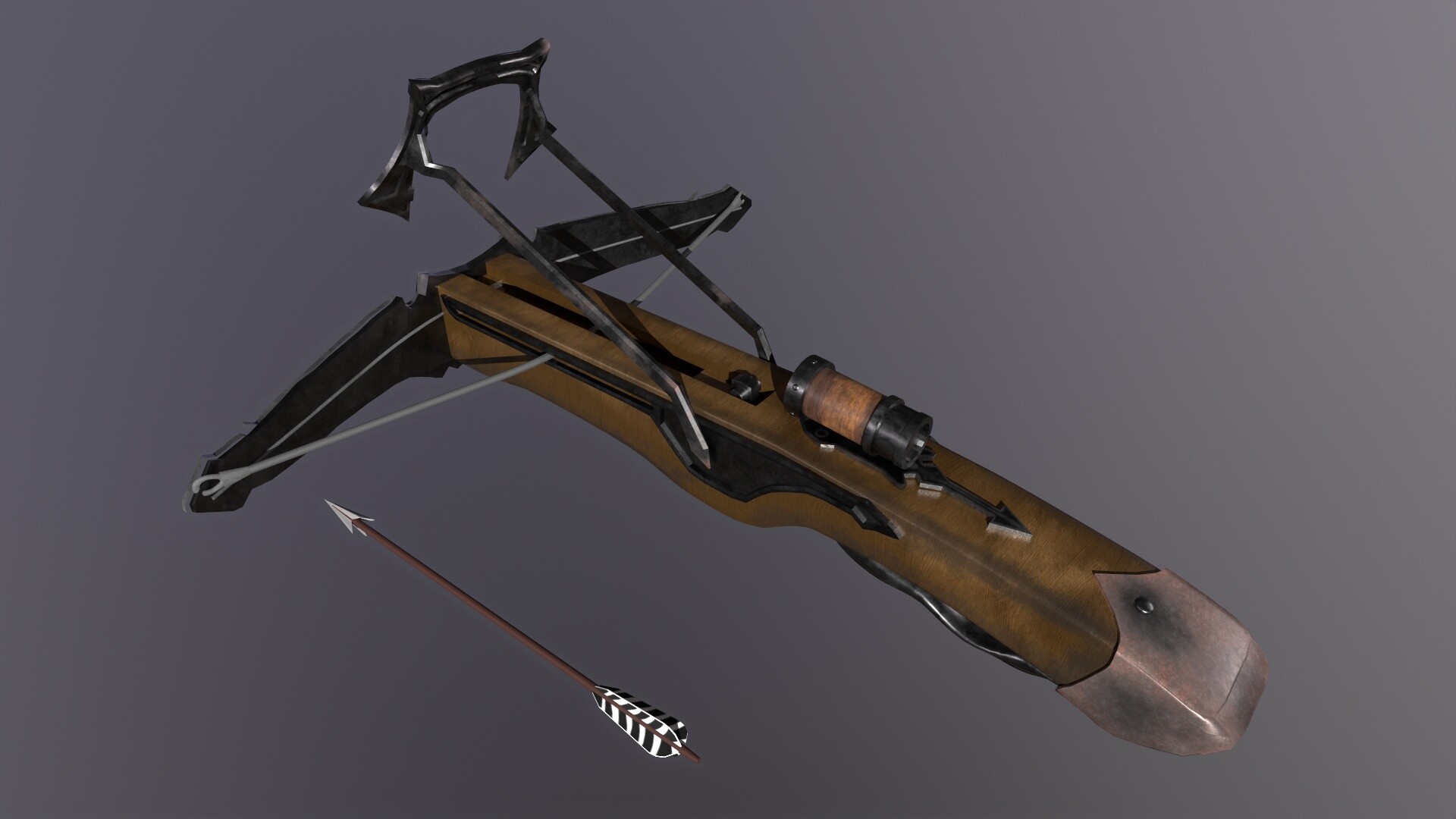 ArtStation - Bow (from Monster Heart)- 3D Modelling and Texturing