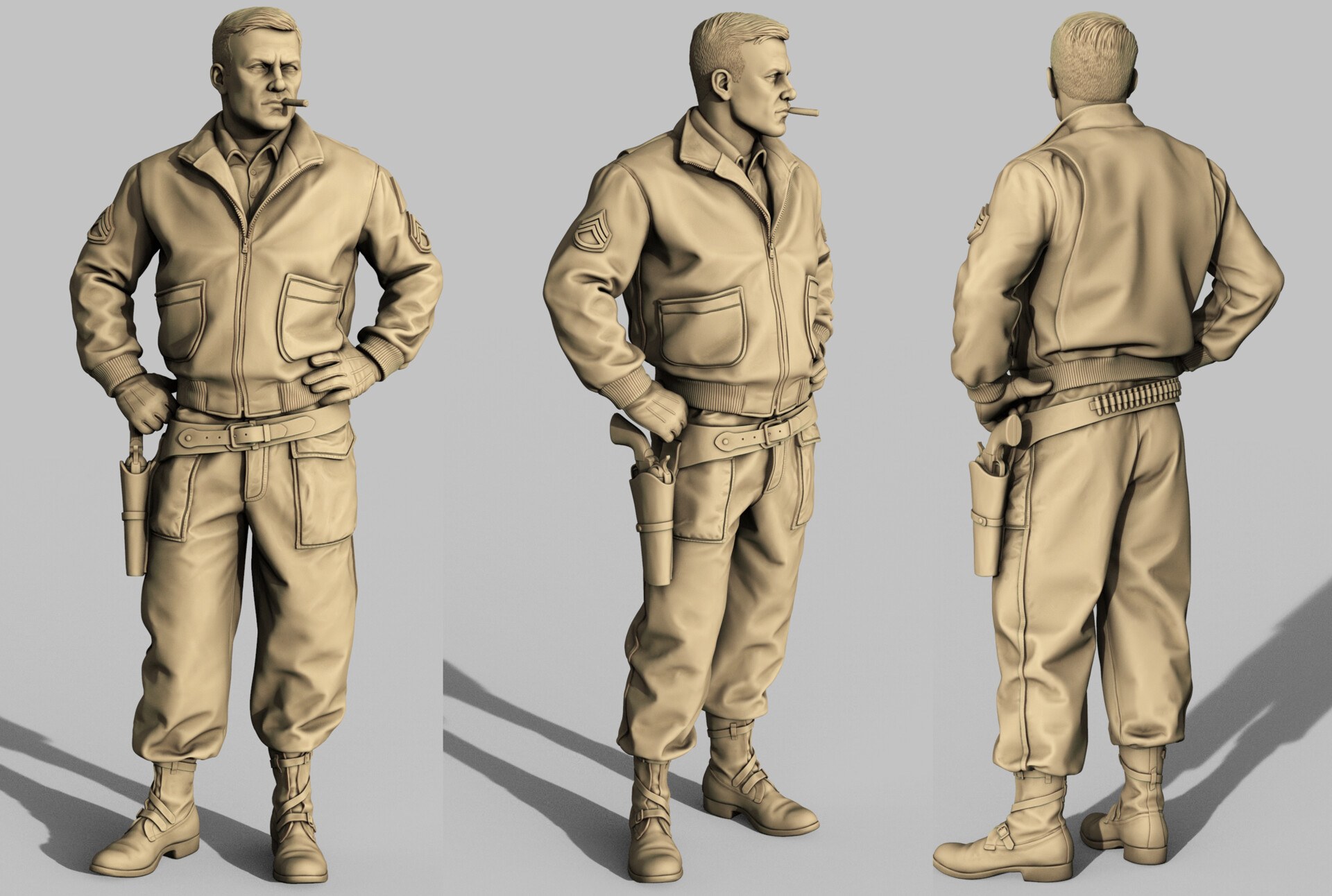 ArtStation - US Army tanker 3