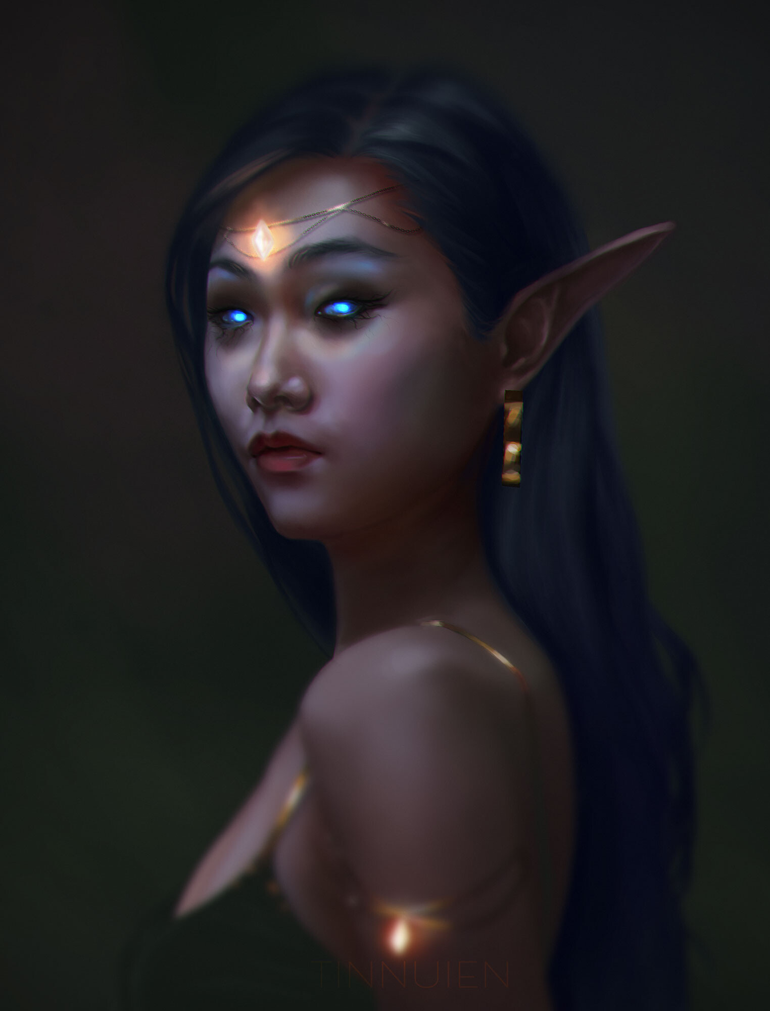 ArtStation - Elf Witch