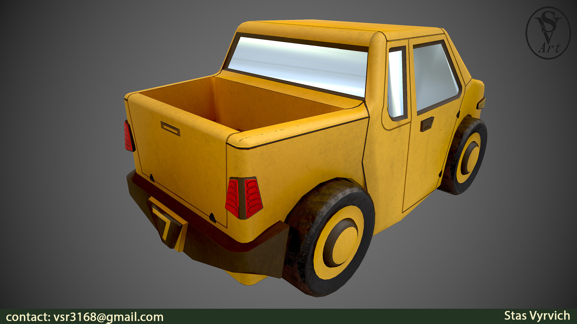 Stas Vyrvich - Stylized car track (low poly)