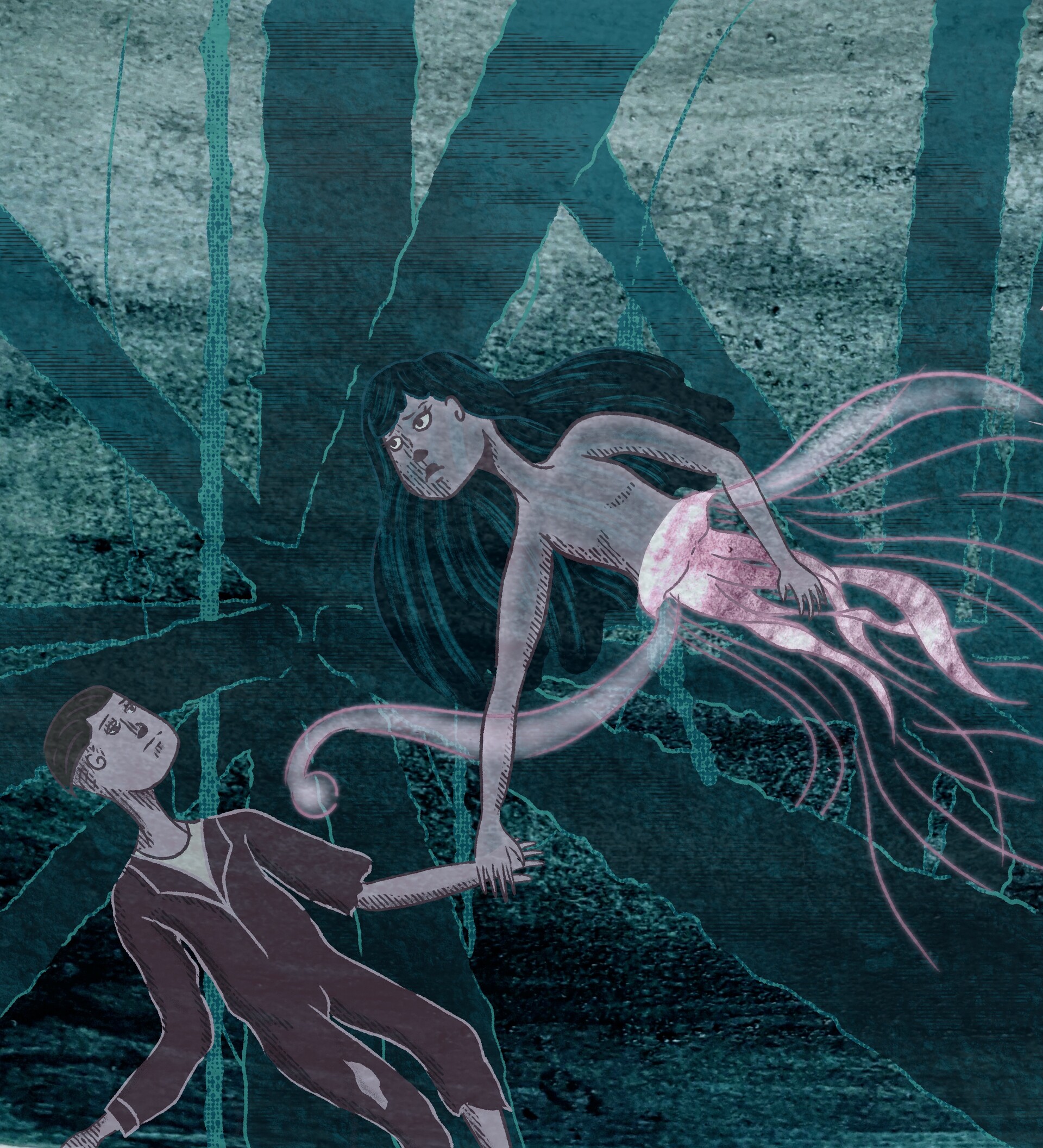 ArtStation - Alternative Little Mermaid Children’s Book Illustrations