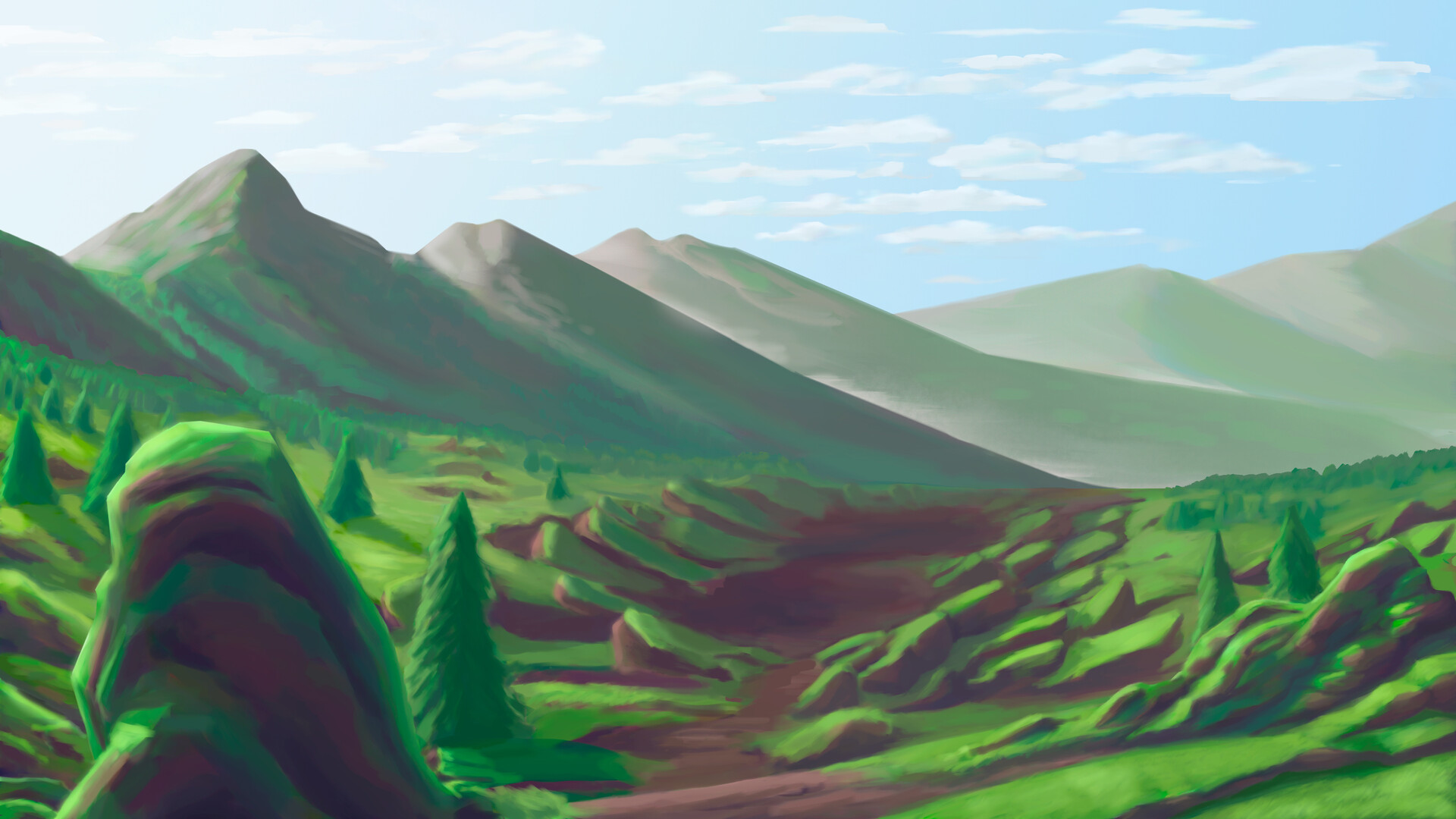 ArtStation - The path of the giant