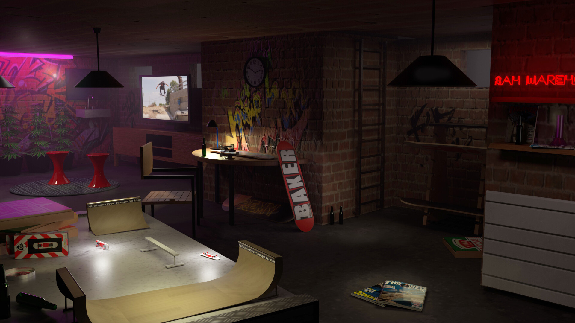 ArtStation - Skate Basement