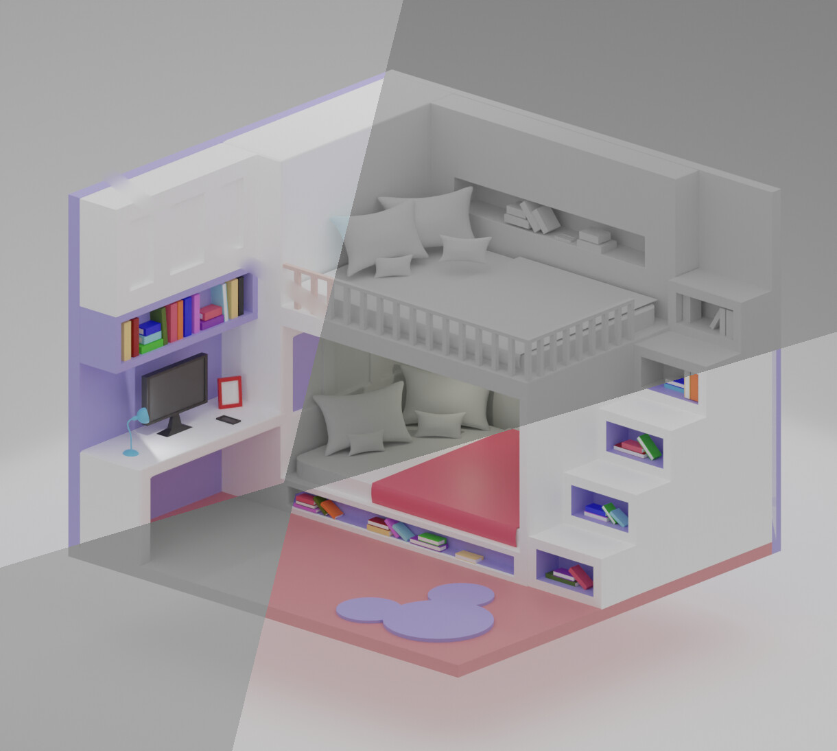 ArtStation - simple room 3D