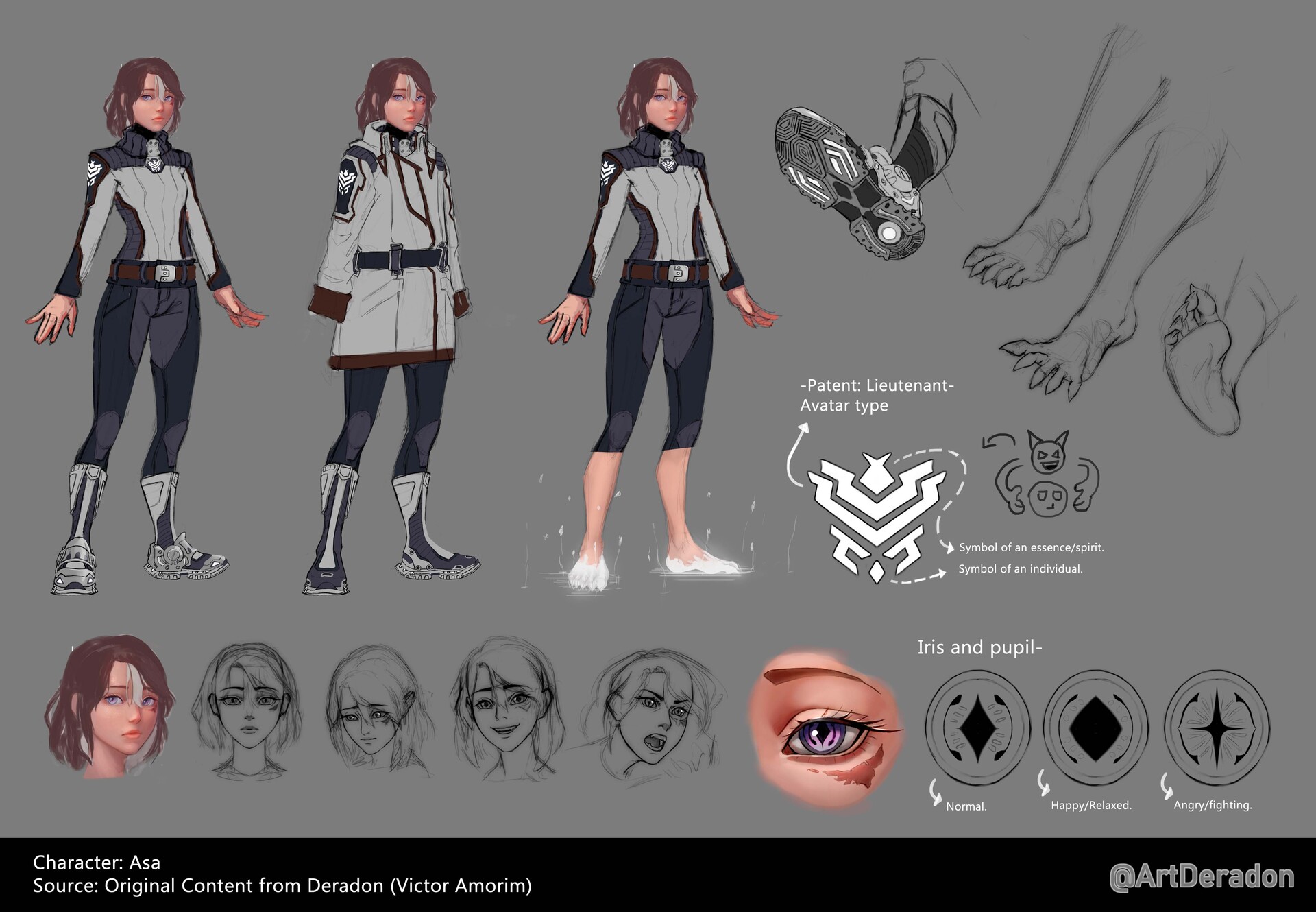 ArtStation - Asa character design