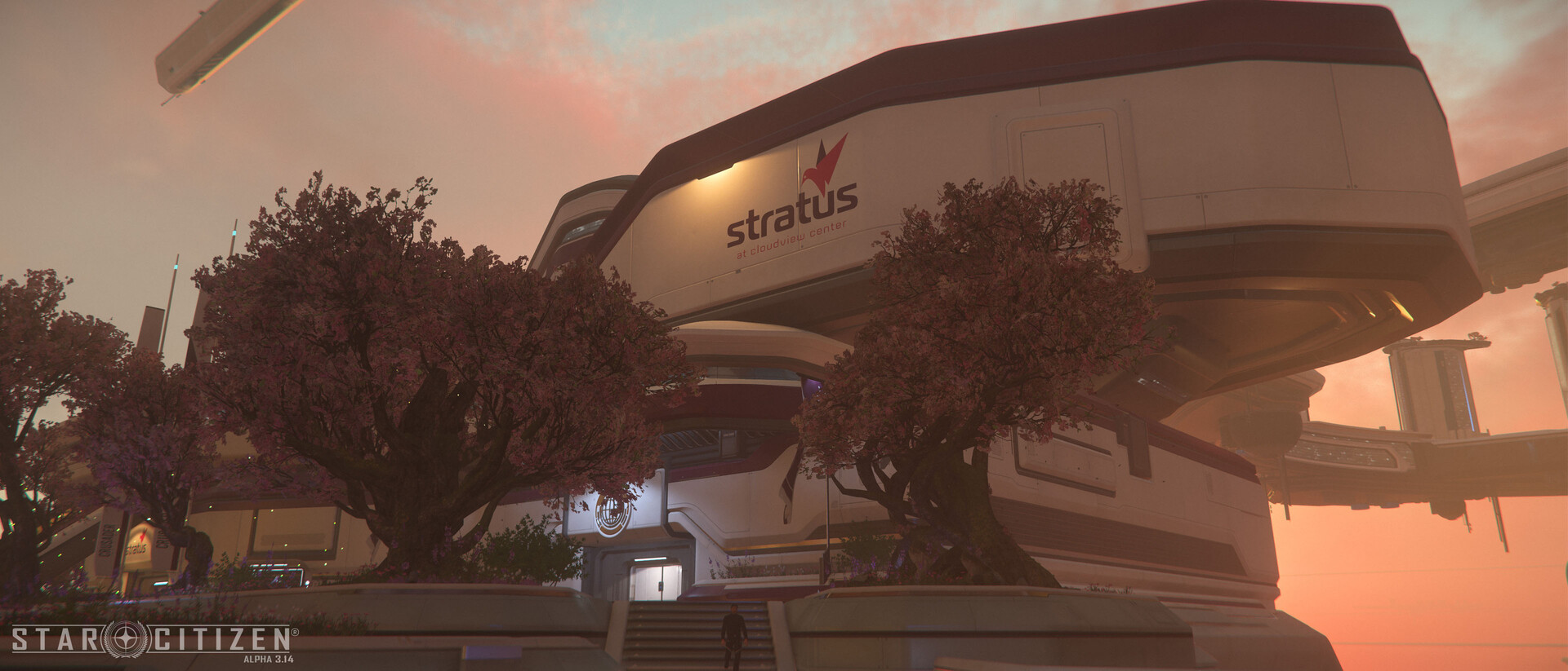 Tom Radford - Star Citizen: Orison Stratus Cloudview Center Exterior