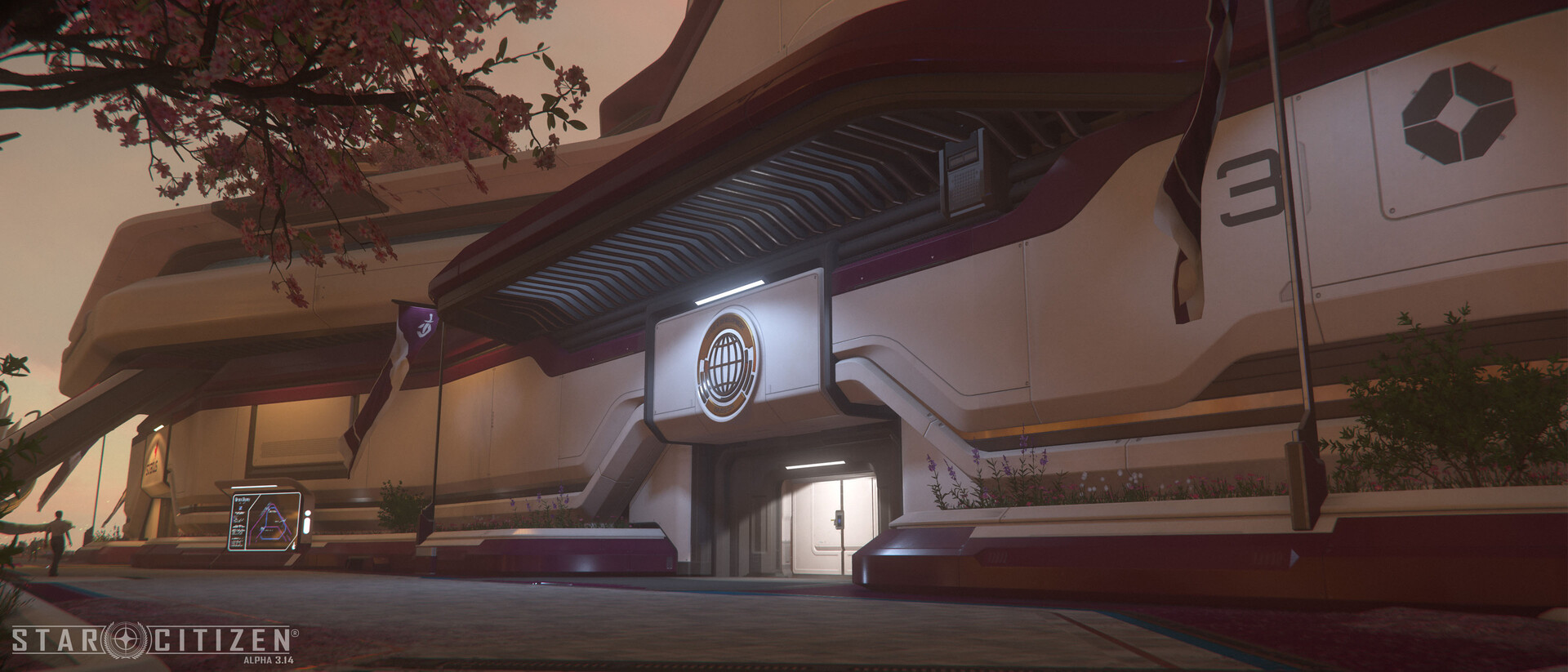 Tom Radford - Star Citizen: Orison Stratus Cloudview Center Exterior