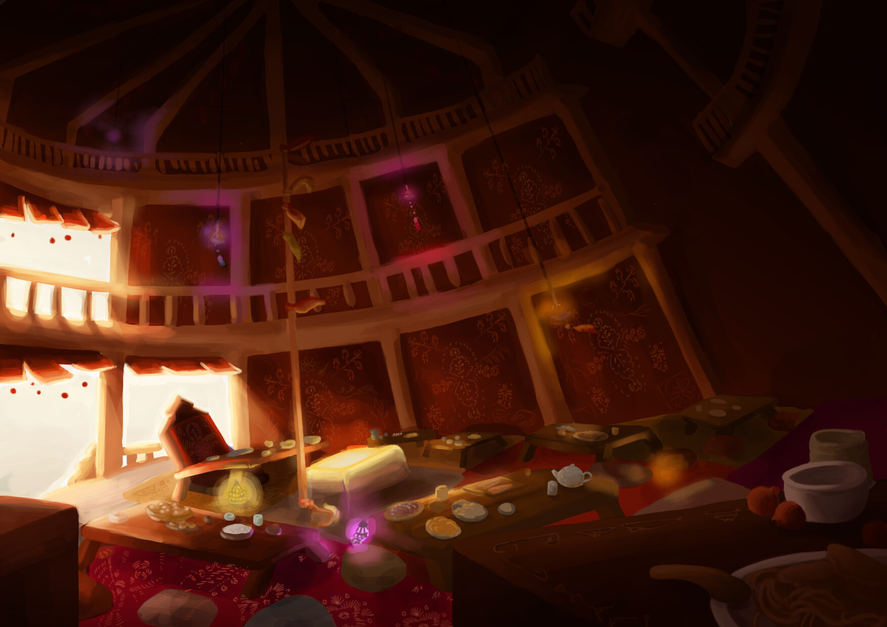 ArtStation - Yurt concept art