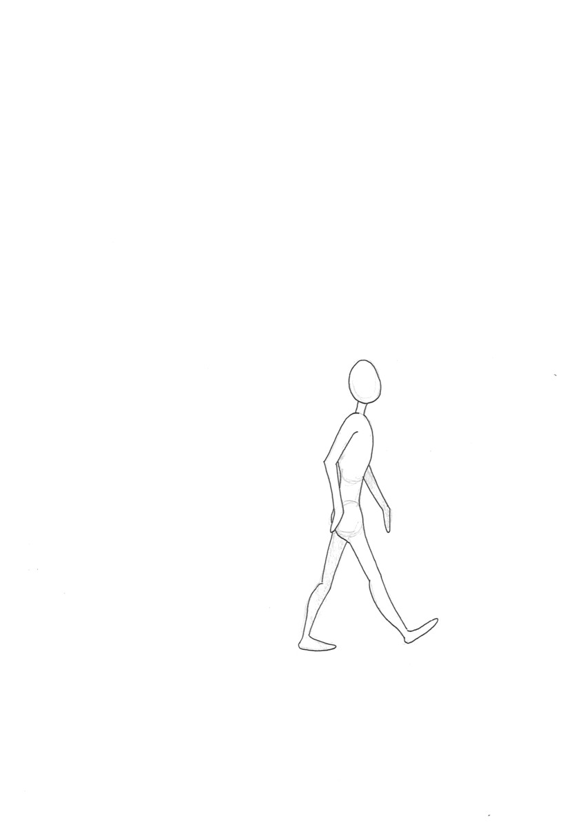 ArtStation - Half walk-cycle