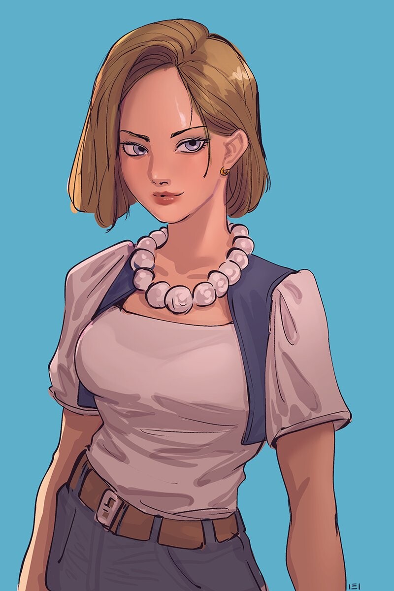 ArtStation - android 18