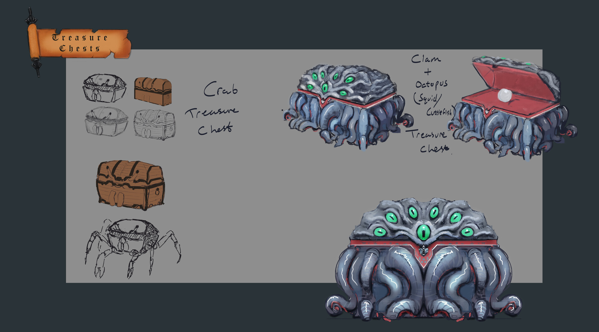 ArtStation - Underwater Fantasy Props