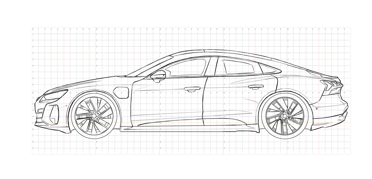 audi e tron coloring pages