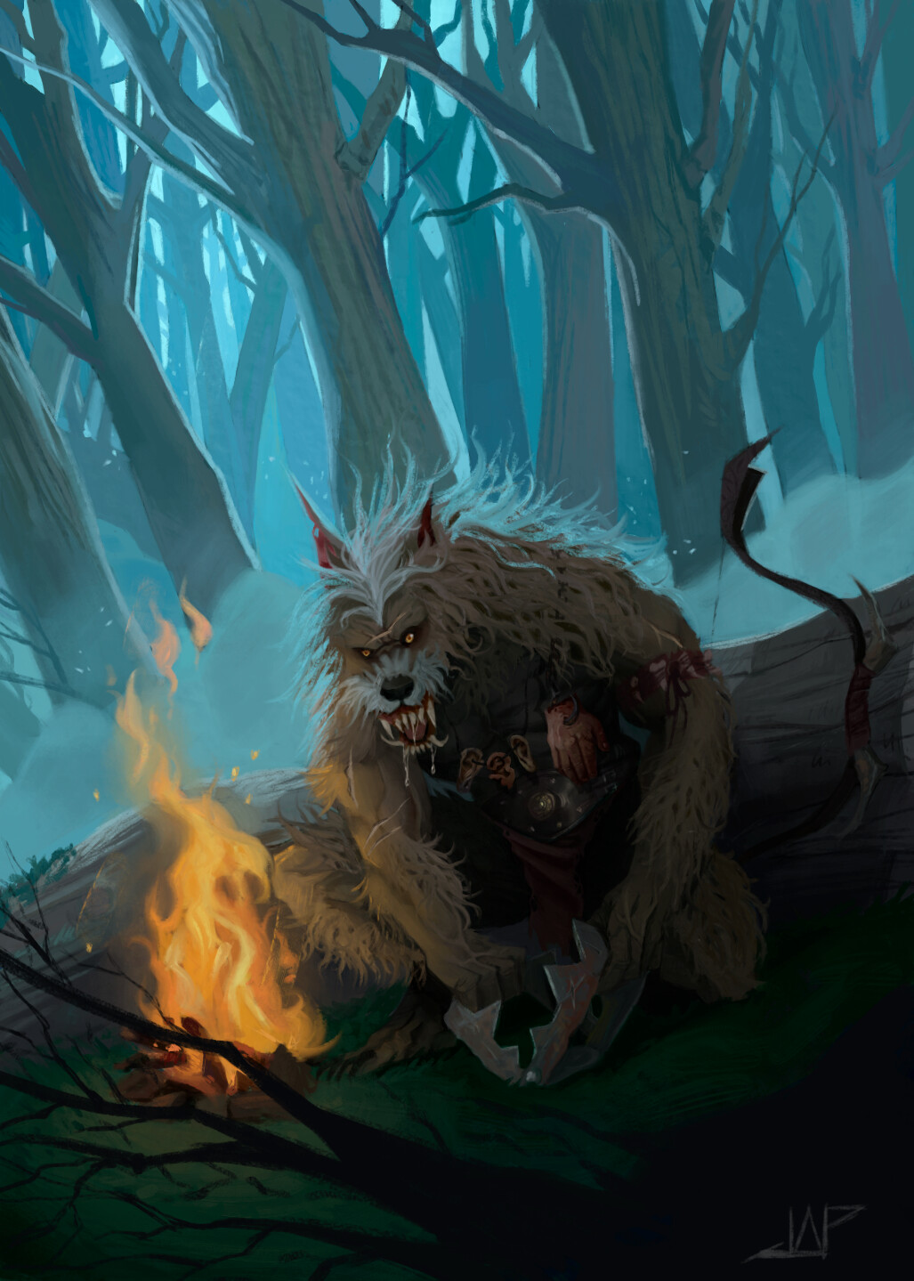 Vargr Hunter by Josep Pérez : r/ImaginaryAnthro