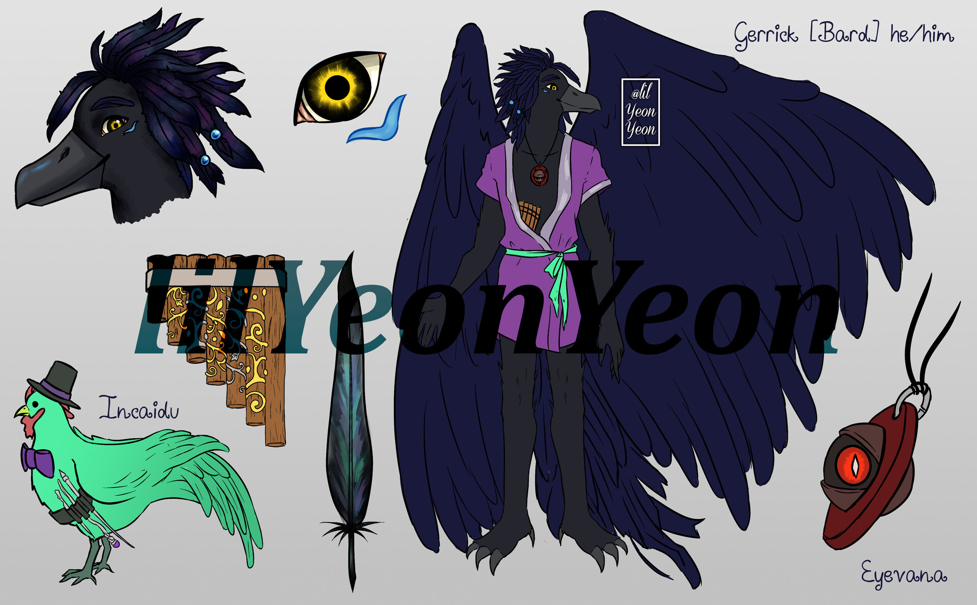 ArtStation - Gerrick Character Sheet