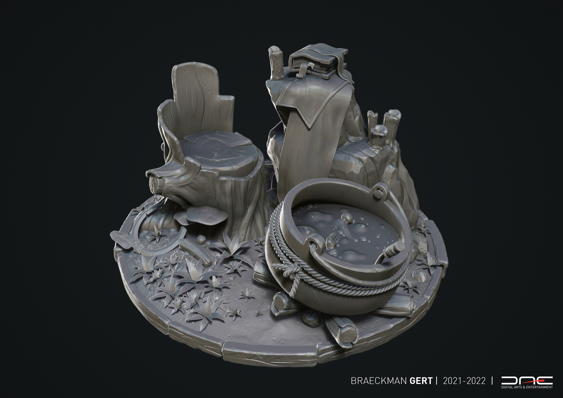 ArtStation - Druid's Camp