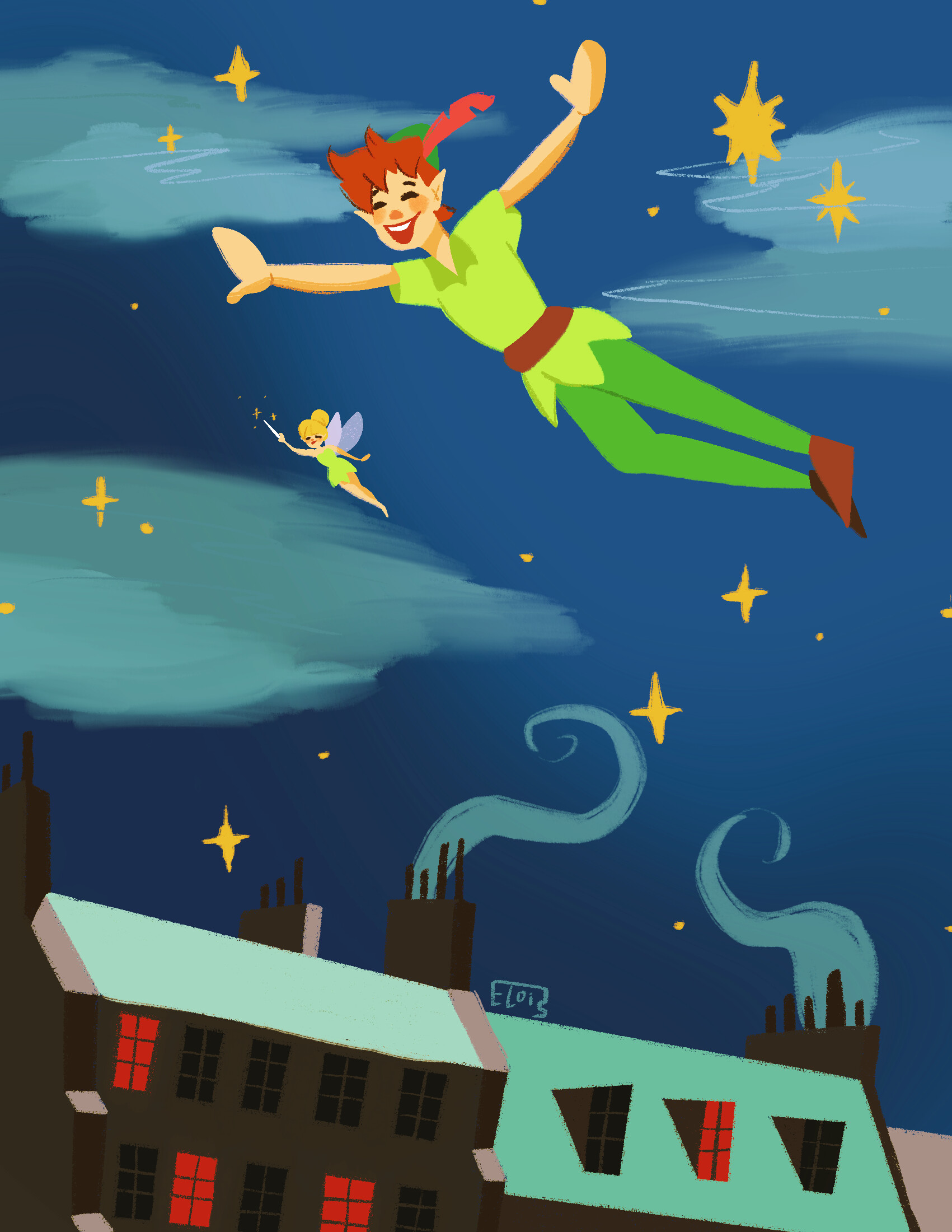 ArtStation - Peter Pan Illustration