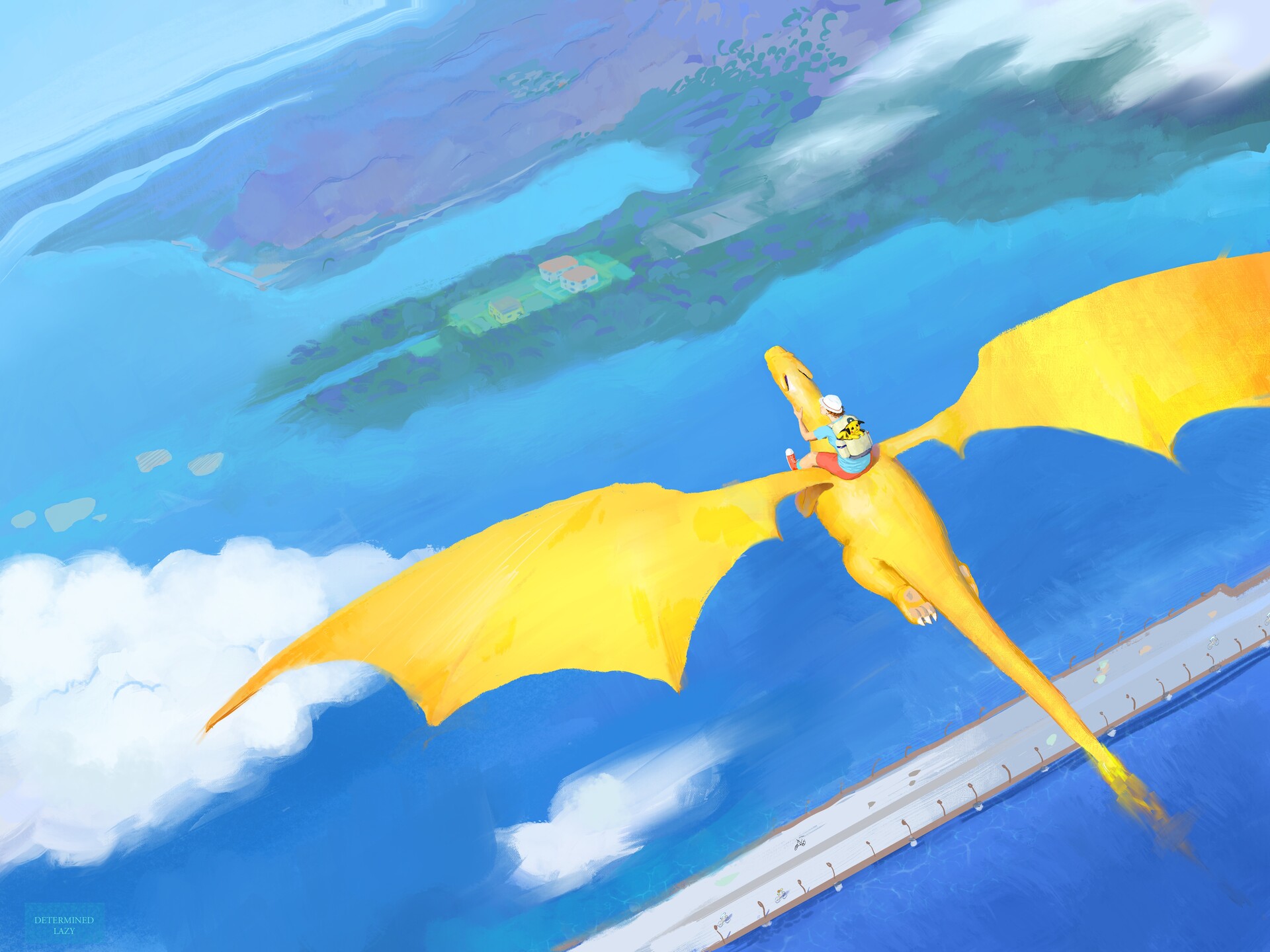 ArtStation - CHARIZARD used FLY!