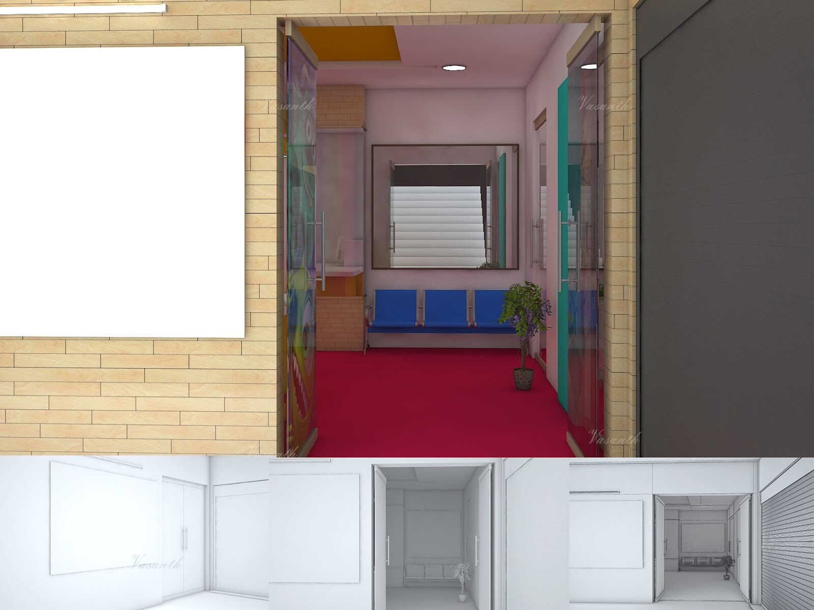 ArtStation - Study Centre Entrance