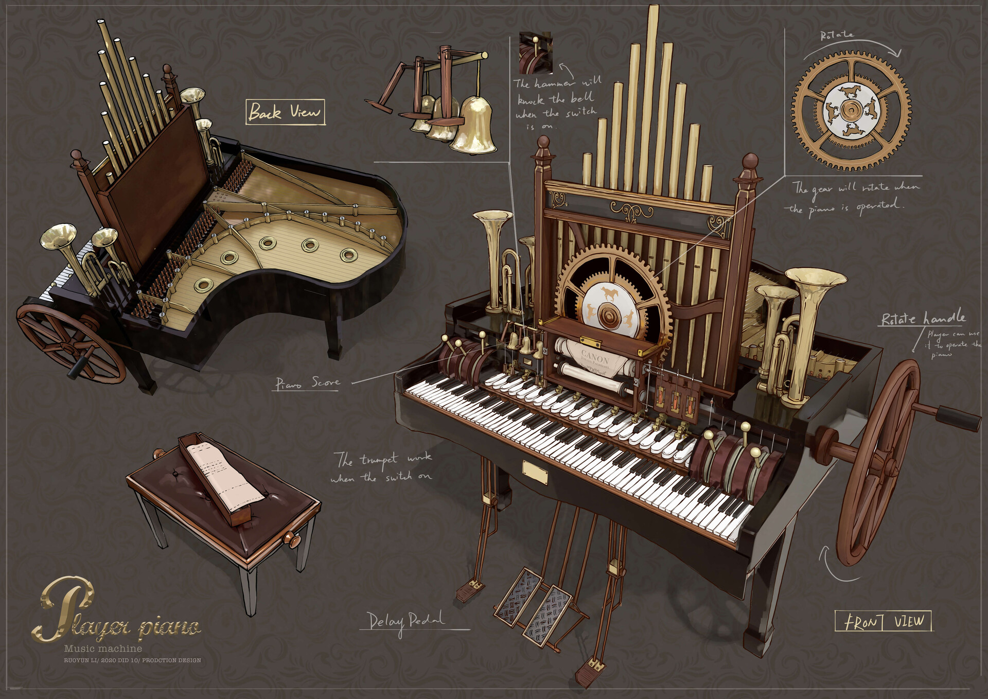 ArtStation - Player piano