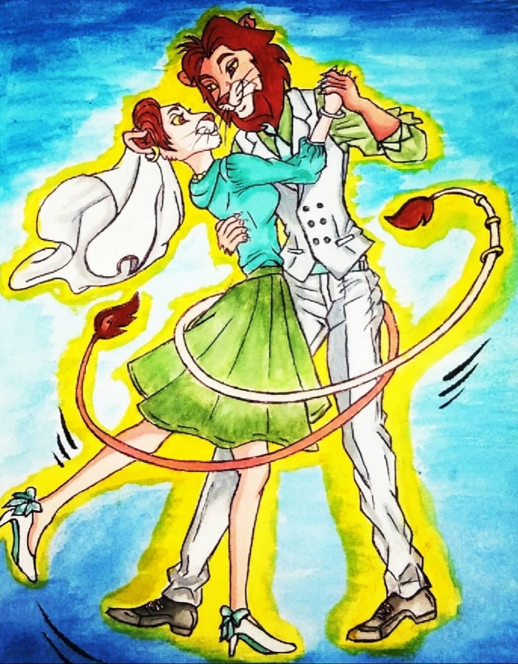 ArtStation - Dancing Lion characters