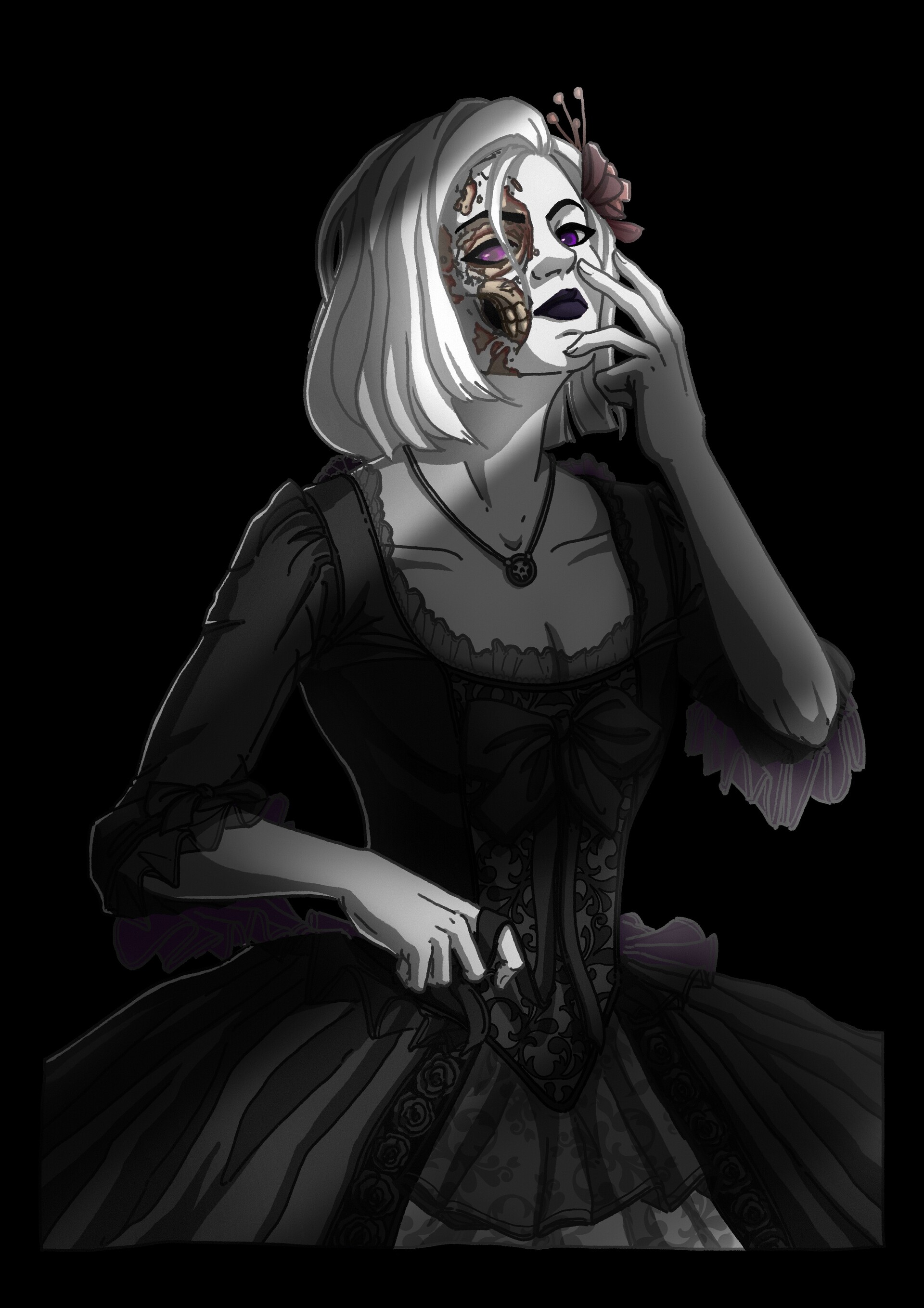 Christopher Patterson - Kalashtar - DND Princess Commission