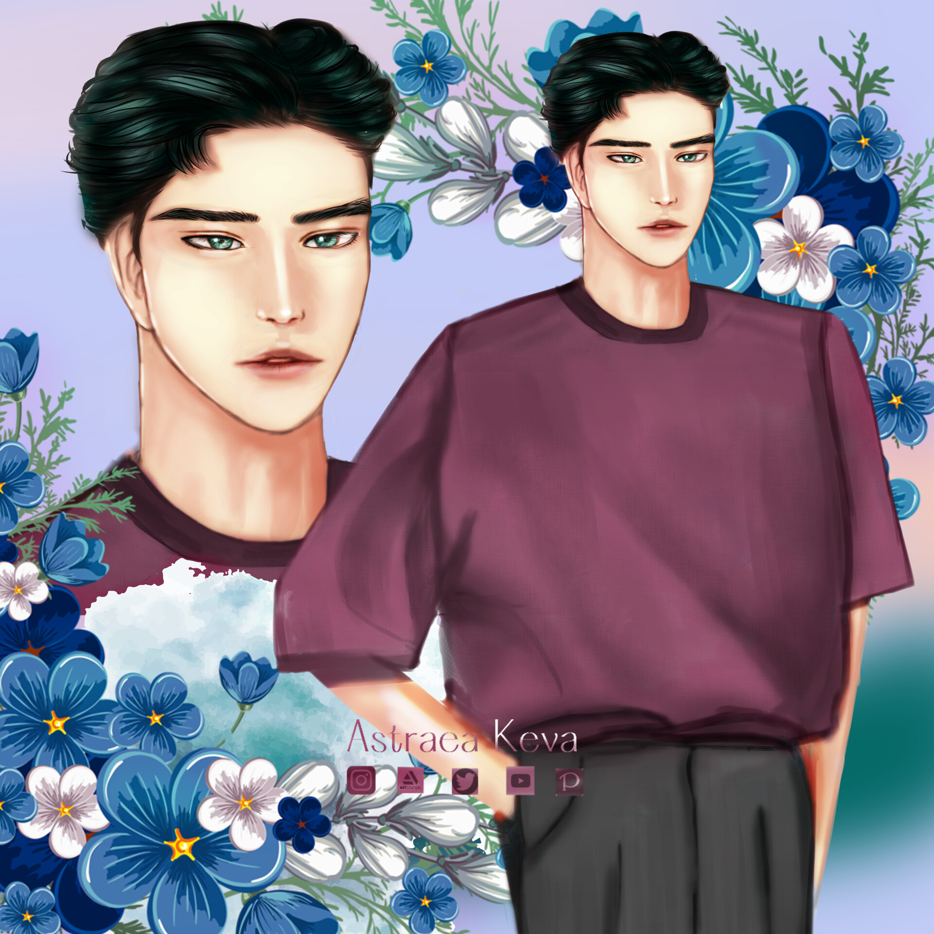 ArtStation - Sightseeing and Flowers