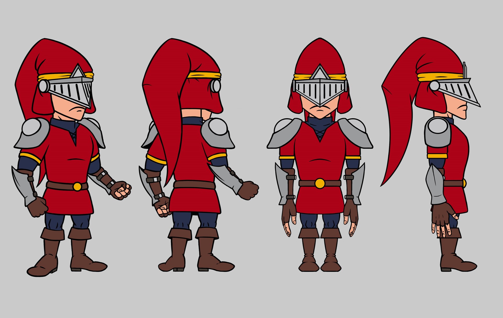 ArtStation - Royal guard turnaround