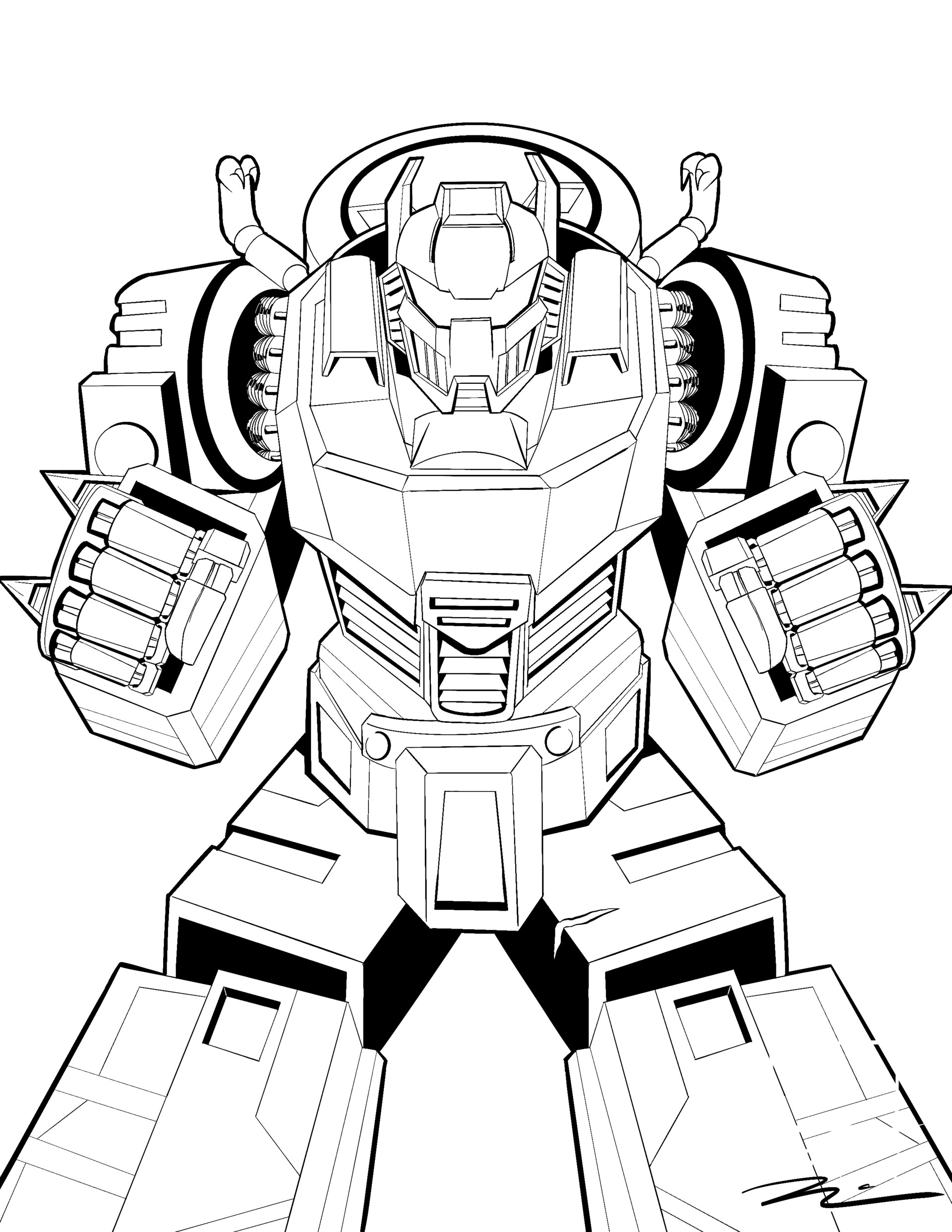 grimlock coloring page