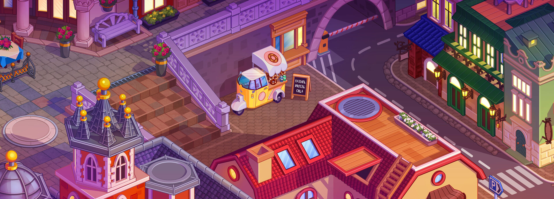 ArtStation - Food truck design and city building design for the game ...