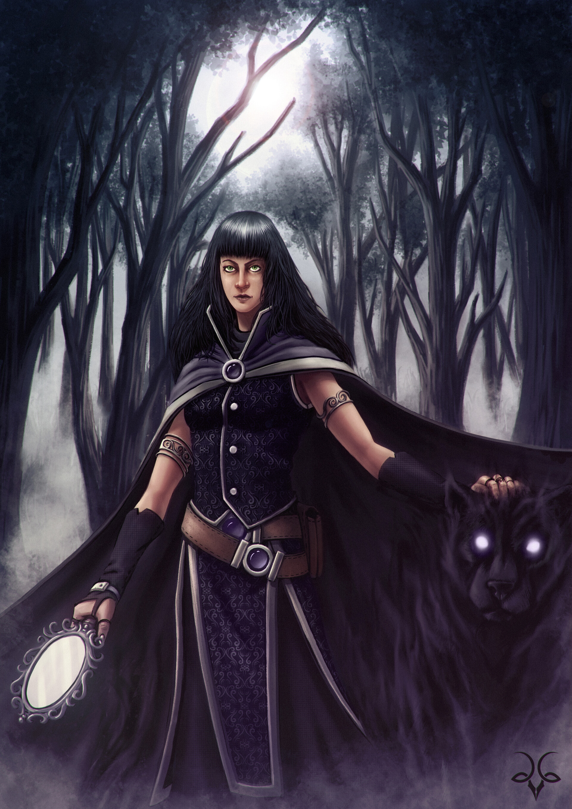 ArtStation - Dark forest princess