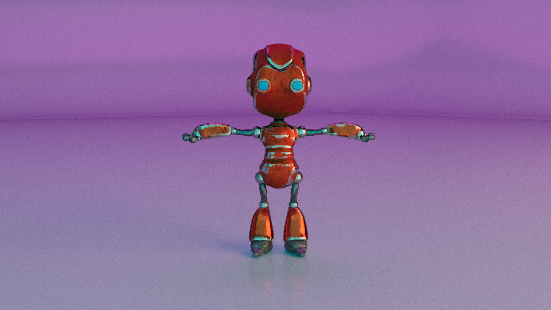Syed Zain - Robot Animation (Idle, Walk, Run)