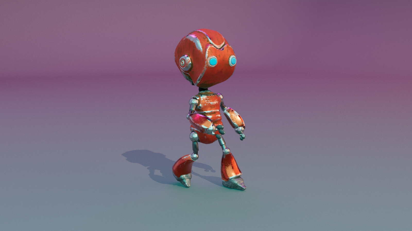 Syed Zain - Robot Animation (Idle, Walk, Run)