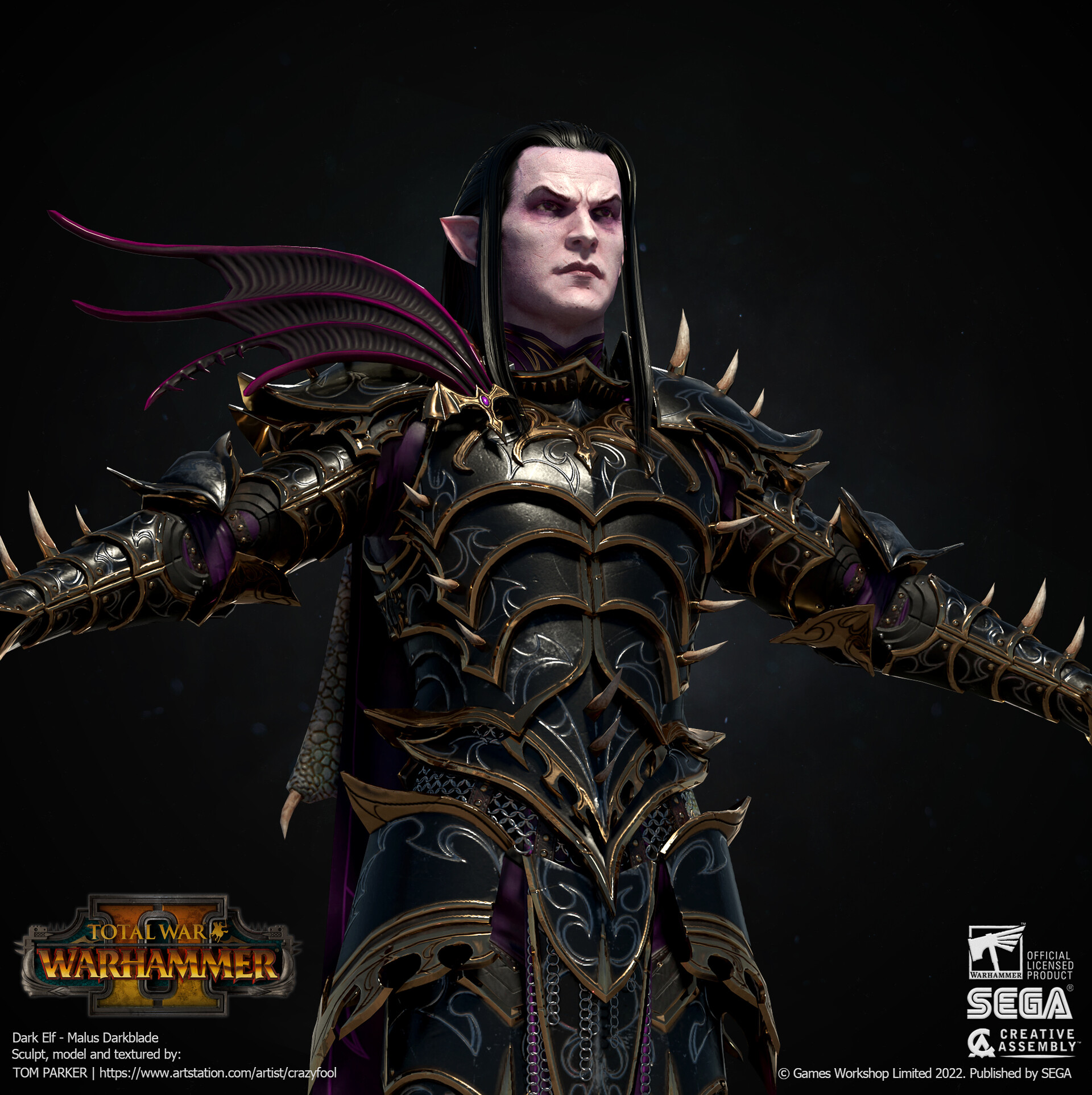 Tom Parker - Malus Darkblade - Total War : Warhammer 2