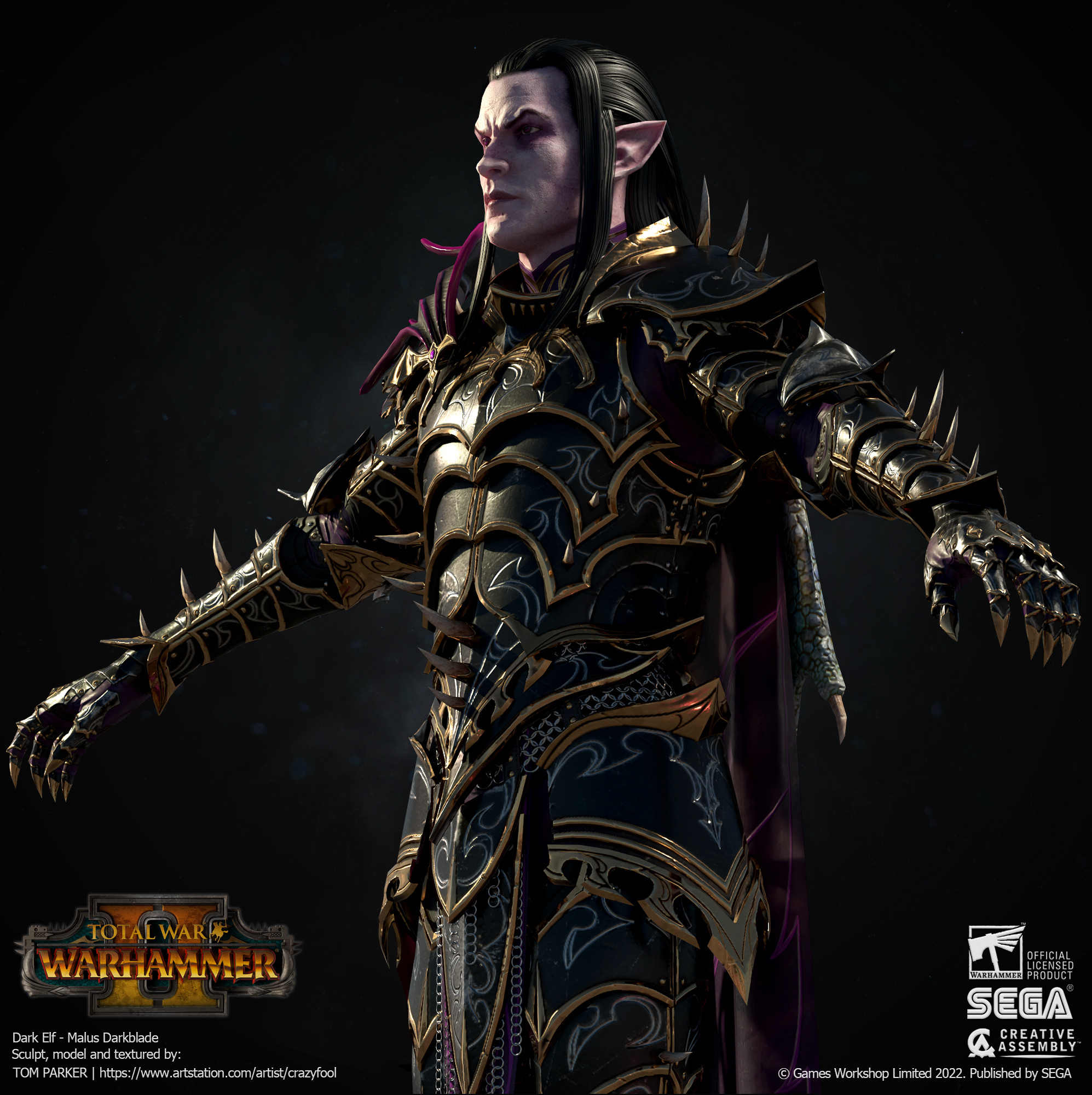 Tom Parker - Malus Darkblade - Total War : Warhammer 2