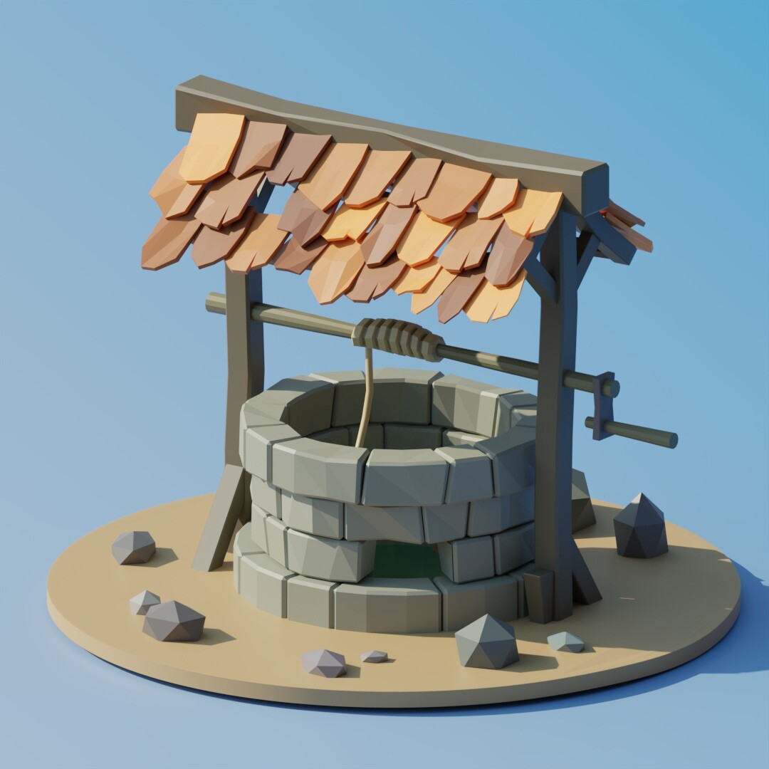 ArtStation - «Mysterious Well»