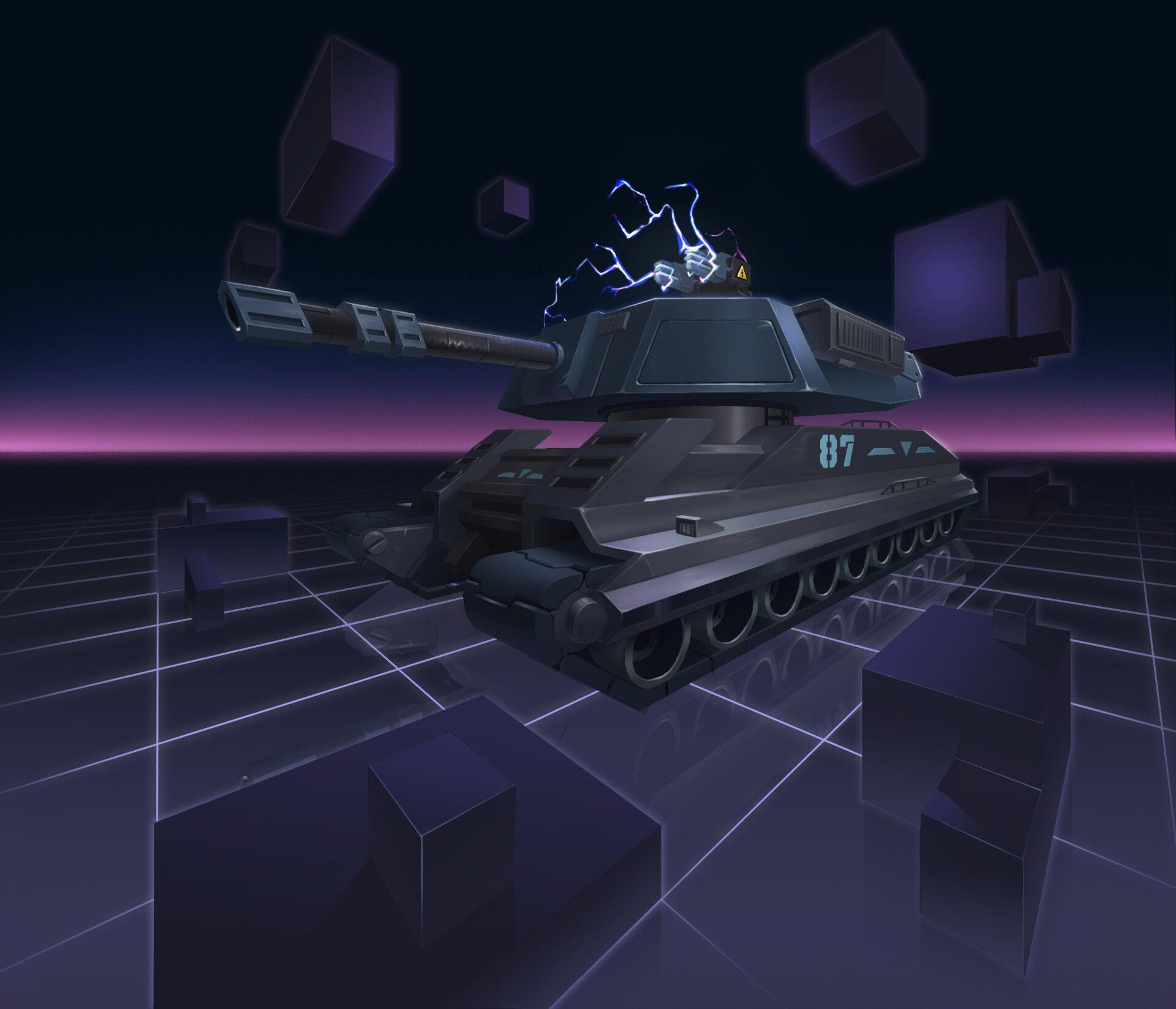 ArtStation - futuristic tank