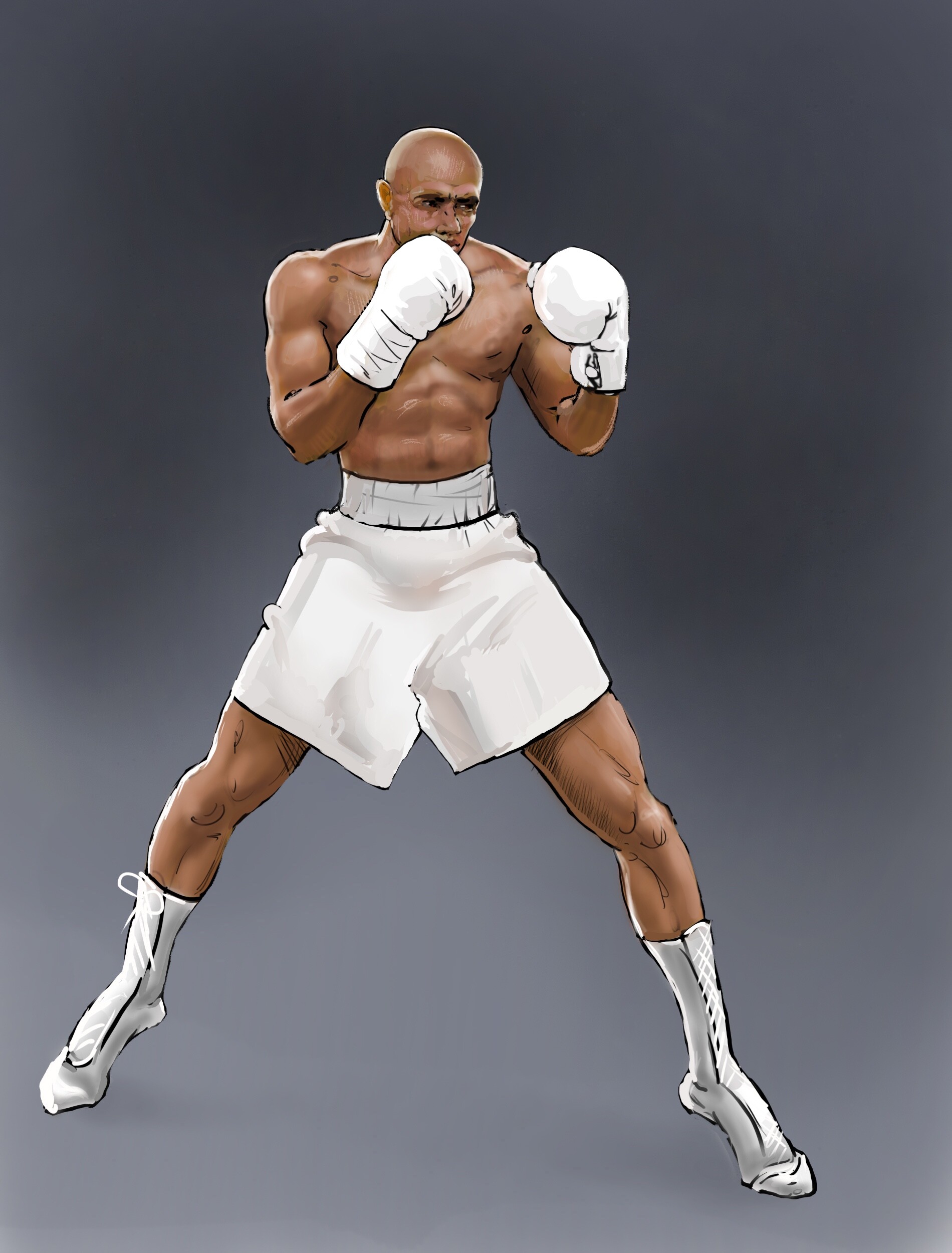 ArtStation - Fast sketch of boxer
