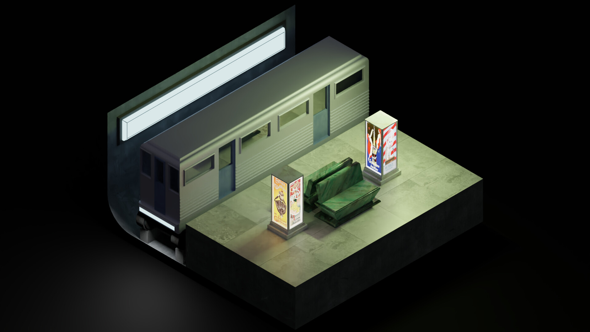 ArtStation - Metro Station