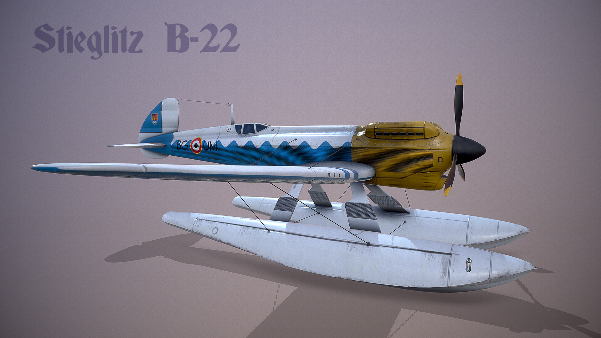 Ulysse Mauger - Stieglitz B-22 seaplane