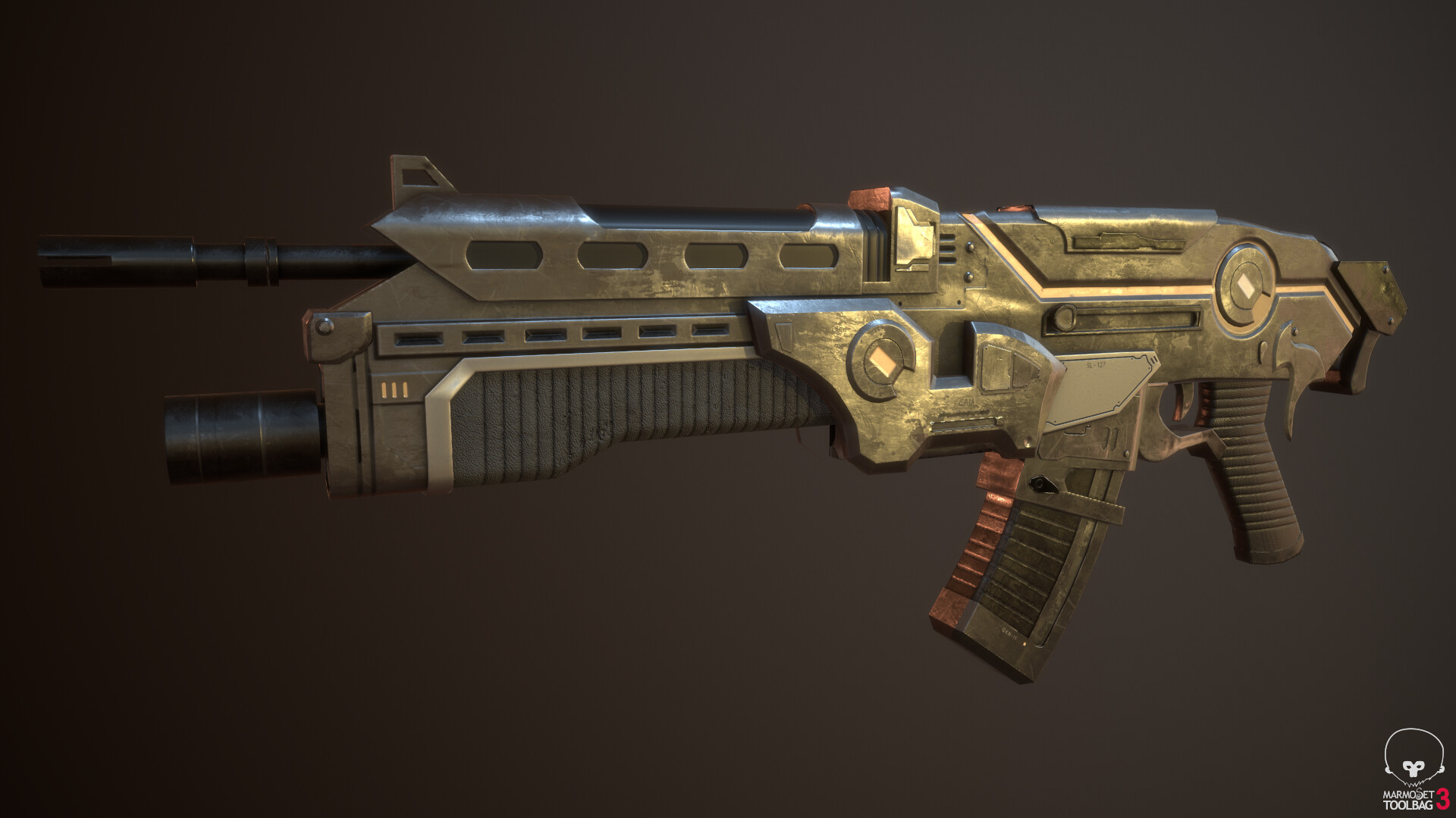 ArtStation - sci-fi gun