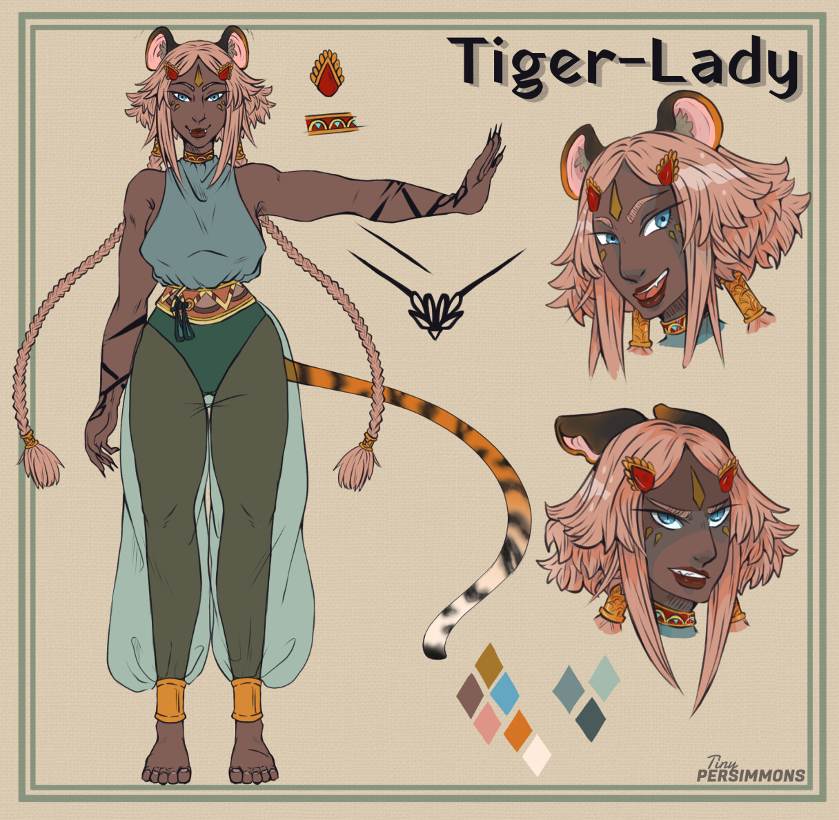 ArtStation - Tiger Lady
