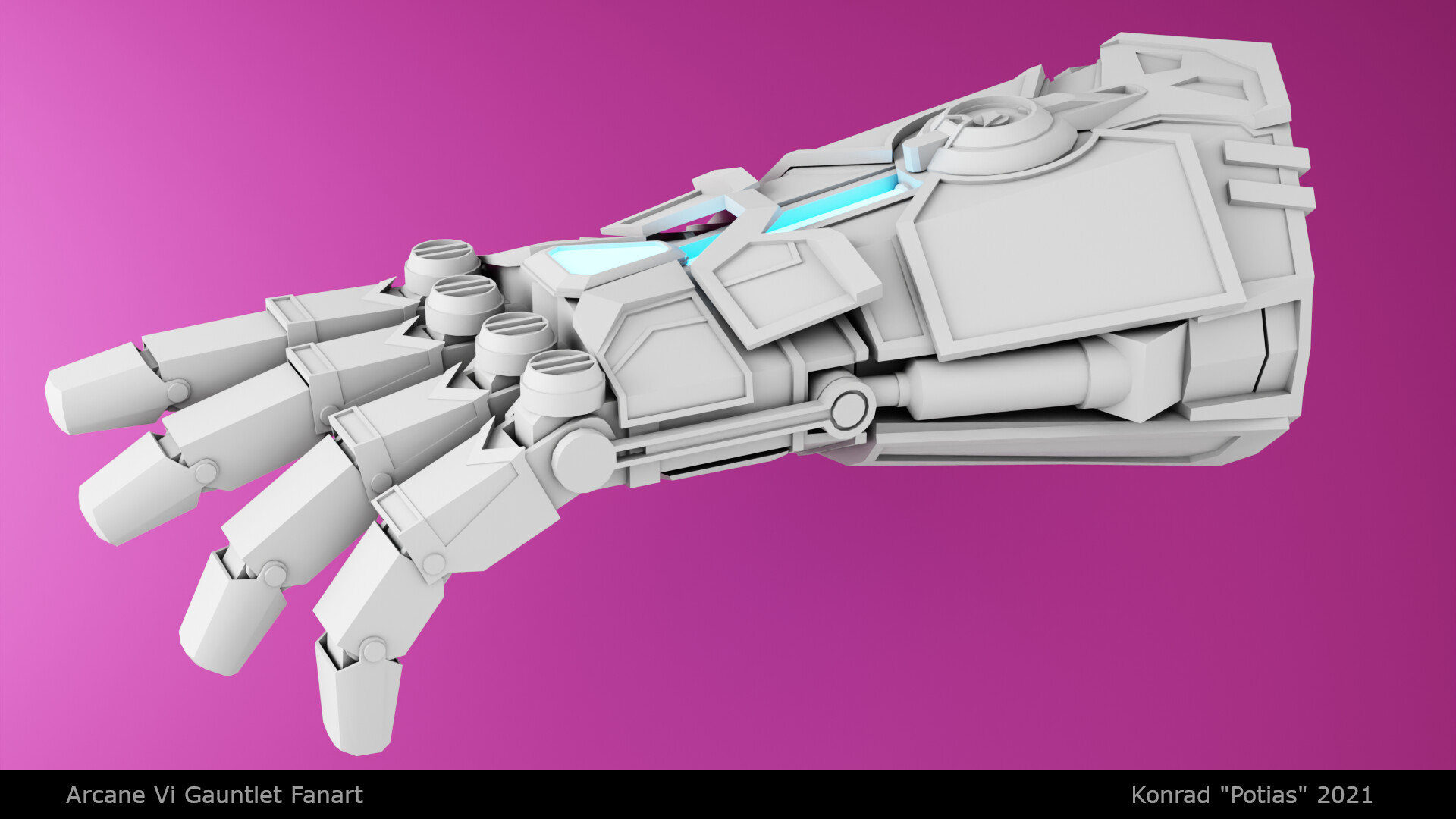Konrad Potias - Arcane Vi Gauntlet Fanart