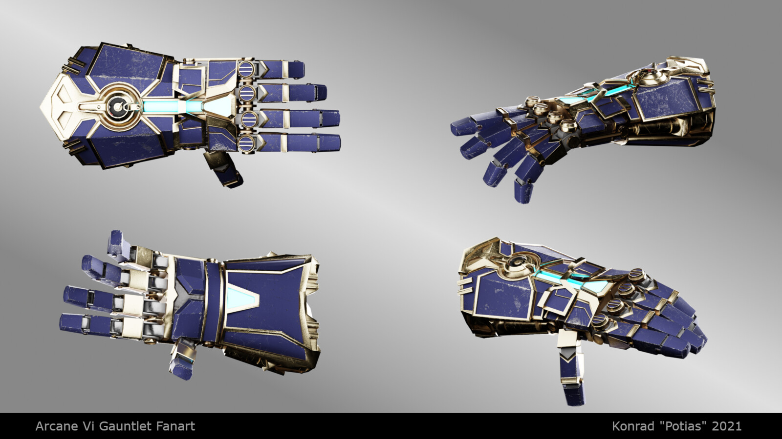 Konrad Potias - Arcane Vi Gauntlet Fanart