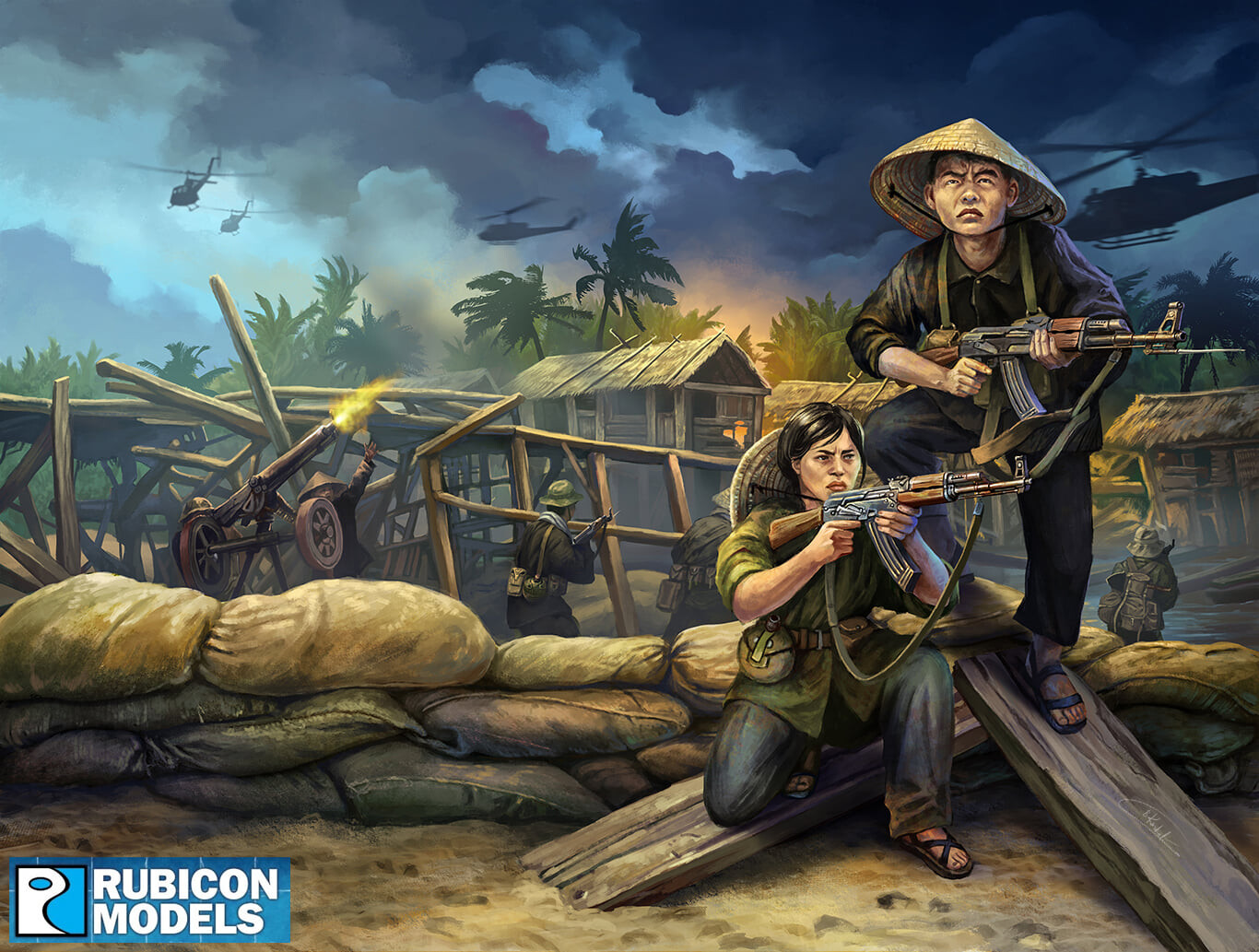 ArtStation - Viet Cong fighters